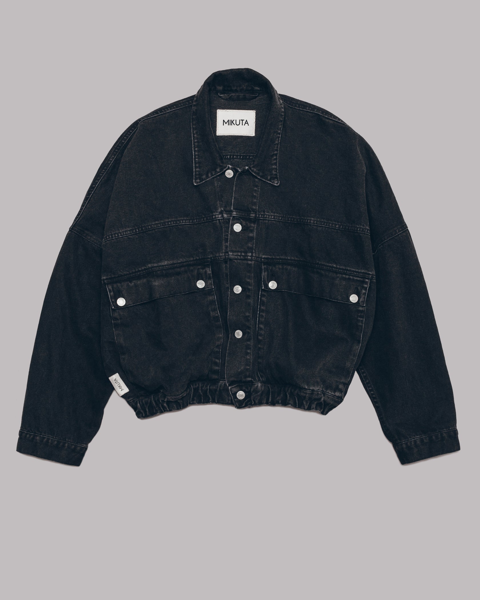 MIKUTA | The Black Denim Jacket